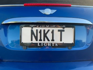 Custom Vehicle Number Plate Surround - SignsAndDecals.co.nz
